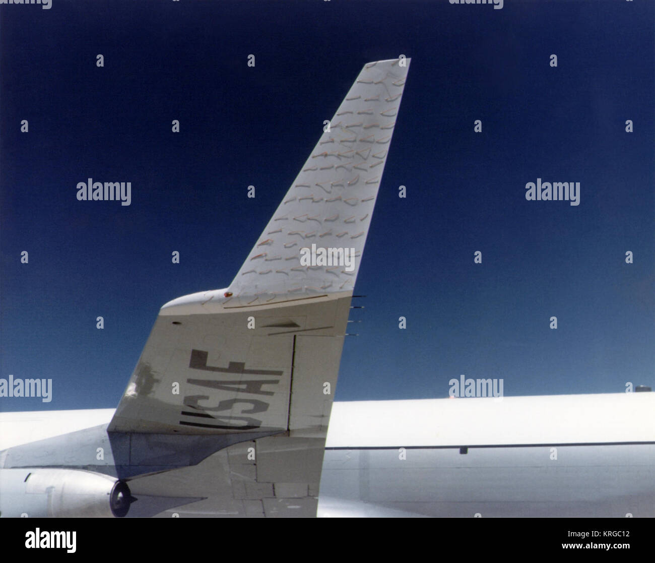 Winglet with attached tufts of an KC-135A Stock Photo - Alamy