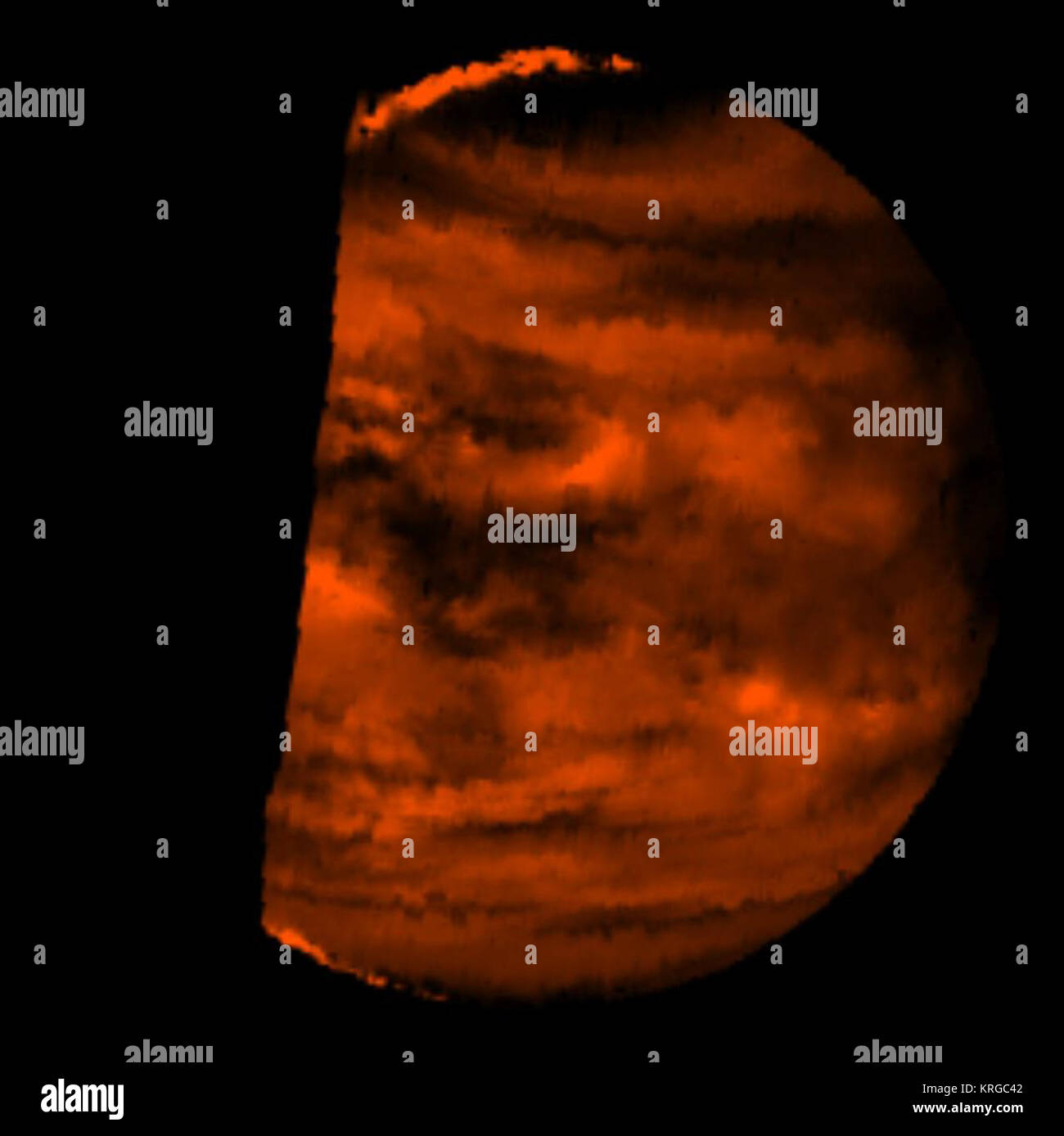 Venus clouds Galileo Color PIA00124 Stock Photo - Alamy