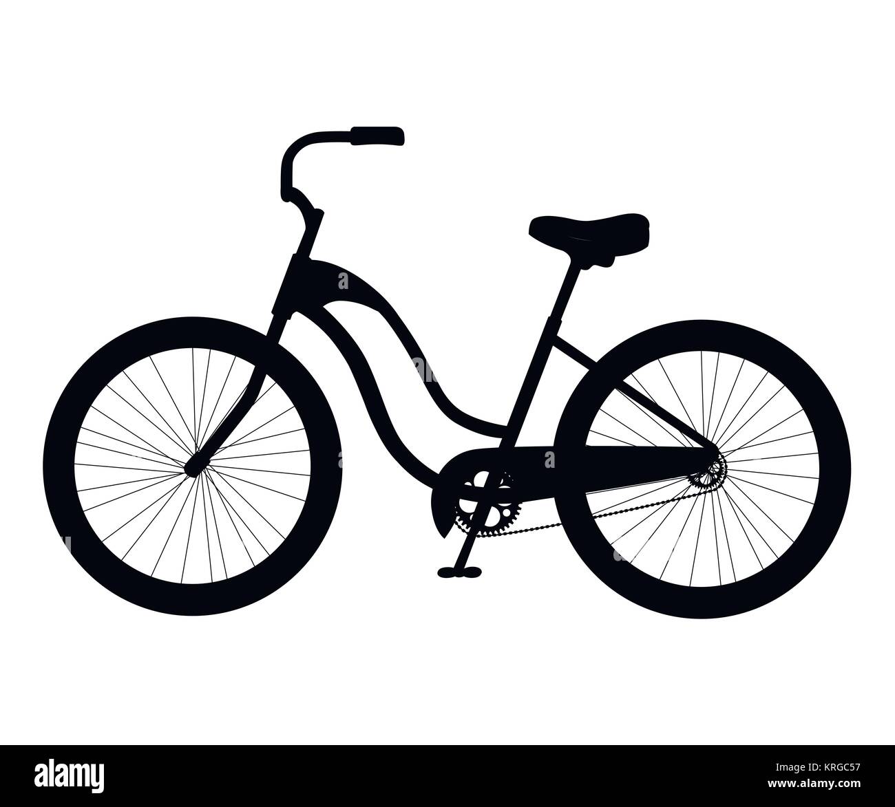 Simple Bike Vector