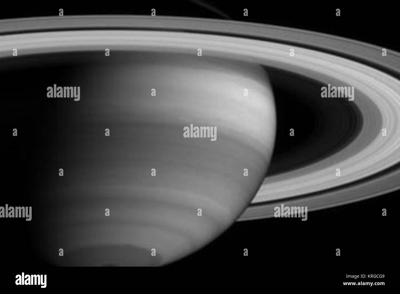 Saturn and rings Black and White Stock Photos & Images - Alamy