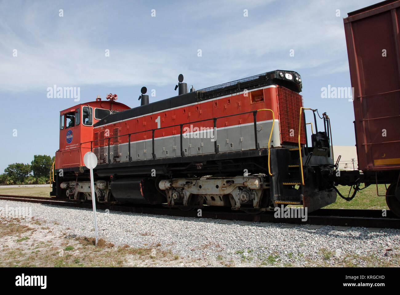 NASA Railroad locomotive 1 Stock Photo - Alamy