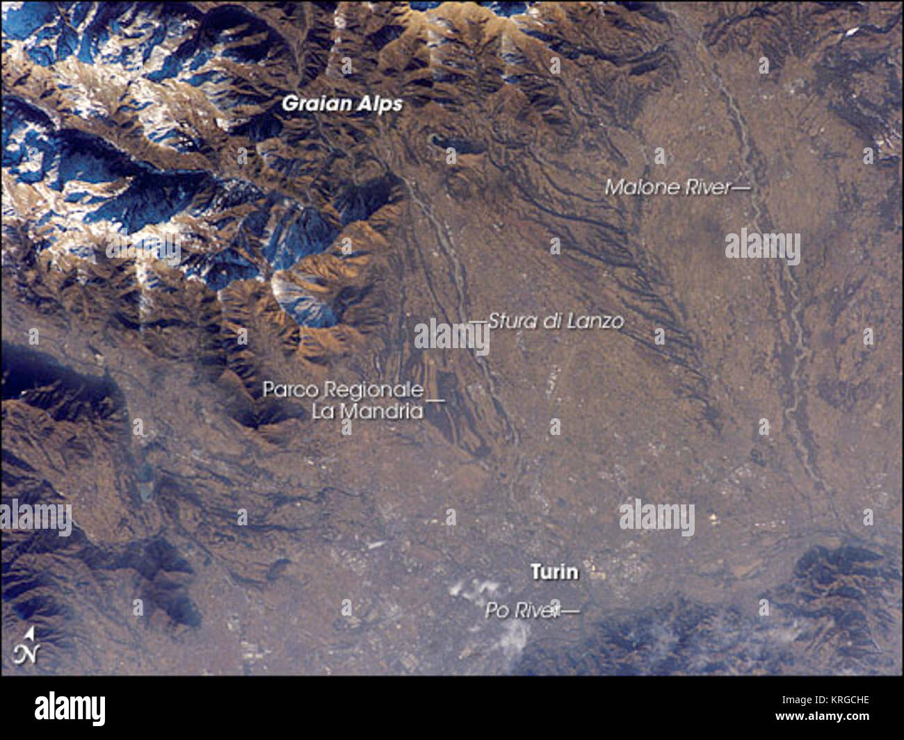 Satellite images of european landscape hi-res stock photography and ...