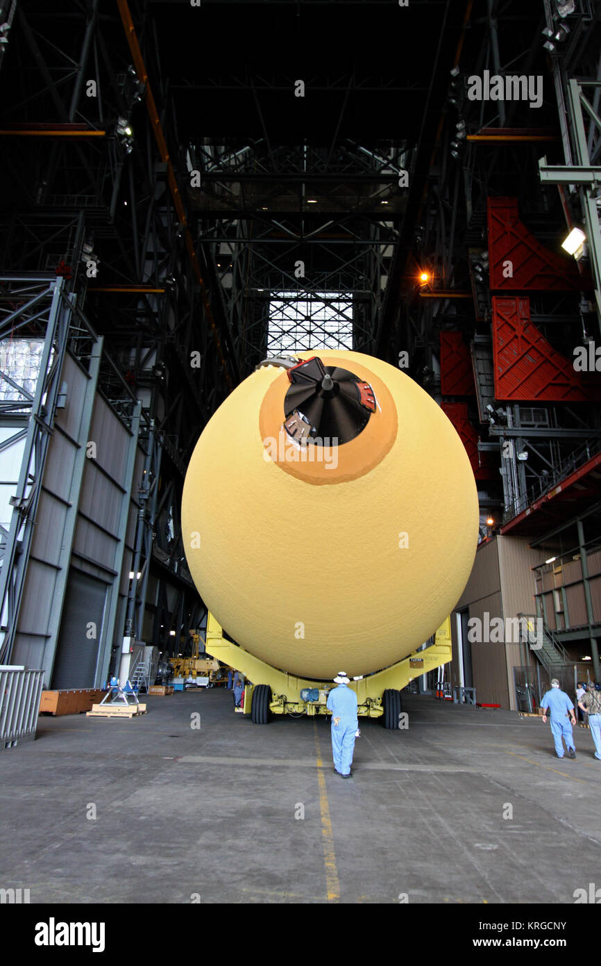 STS-130 External Tank 3 Stock Photo - Alamy