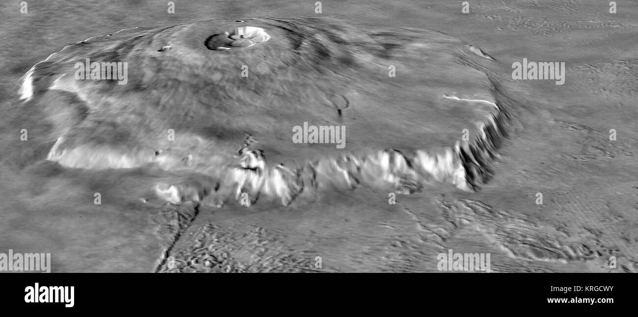 Olympus Mons PIA02806 Stock Photo - Alamy