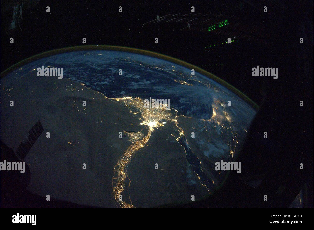 The Nile and Egypt by night Stock Photo - Alamy