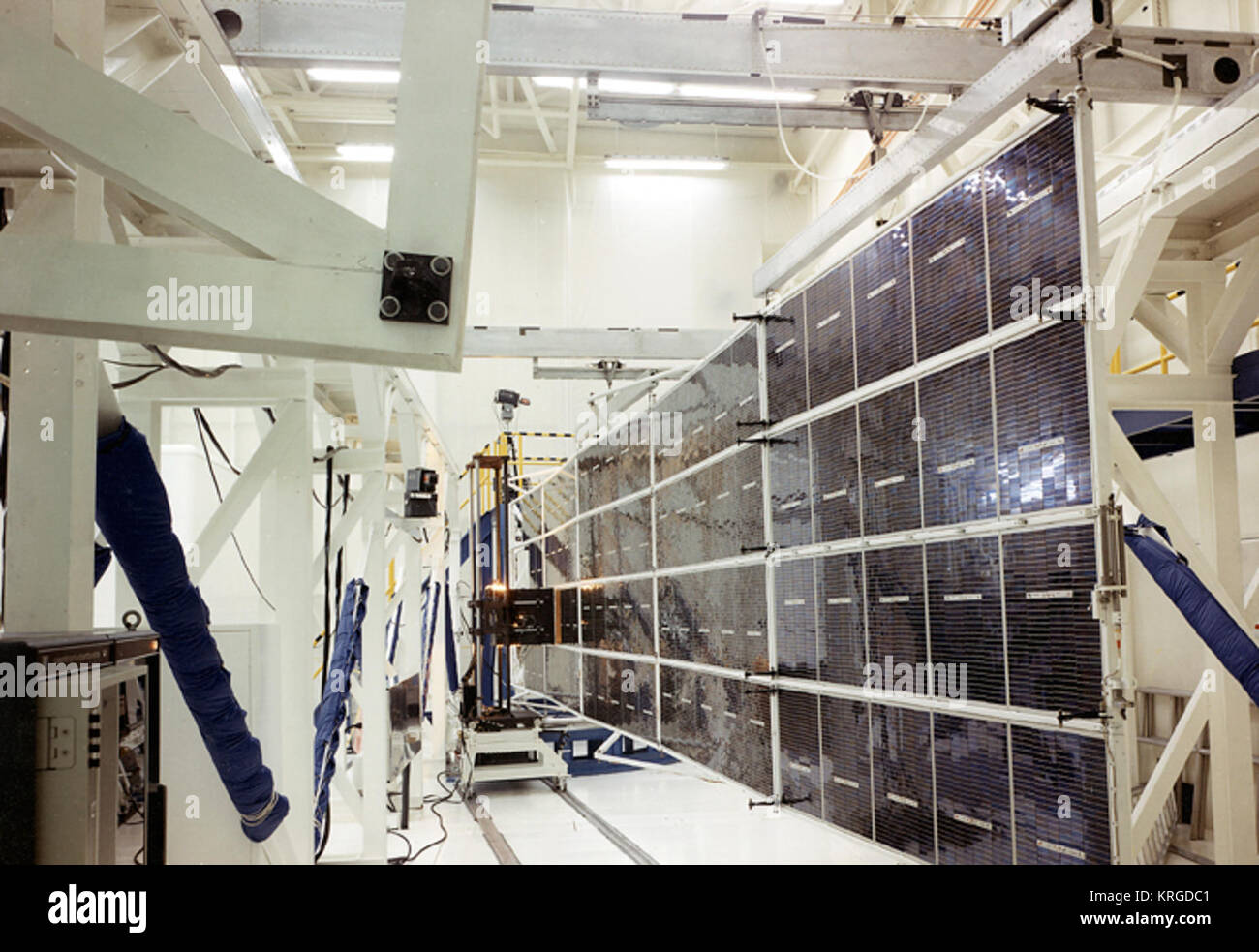 ATM Solar Cell Wing Illumination Test Setup, Over-all View. (MIX FILE ...