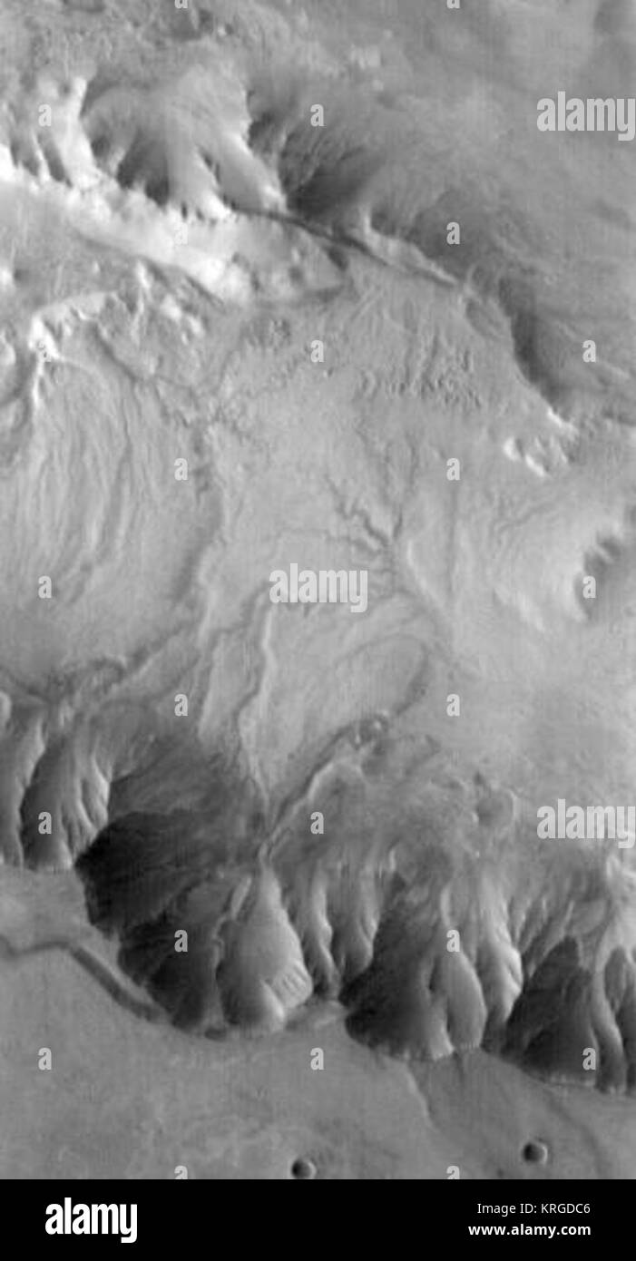Melas Chasma channels Stock Photo - Alamy