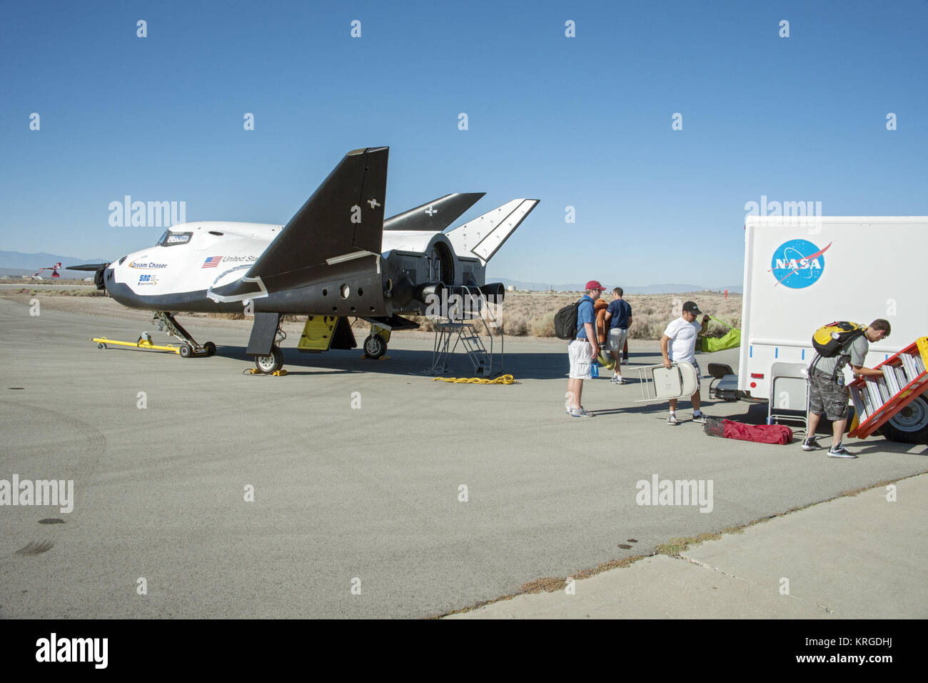 Dream Chaser pre-drop tests.1 Stock Photo - Alamy
