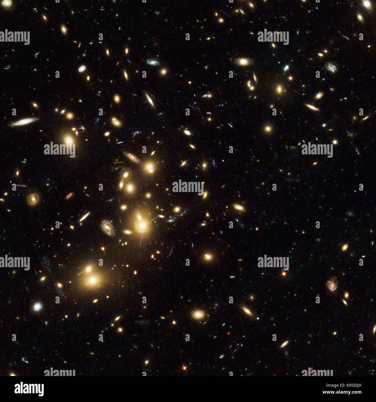 Abell 2744 - Hubble (2013-10-24 Stock Photo - Alamy