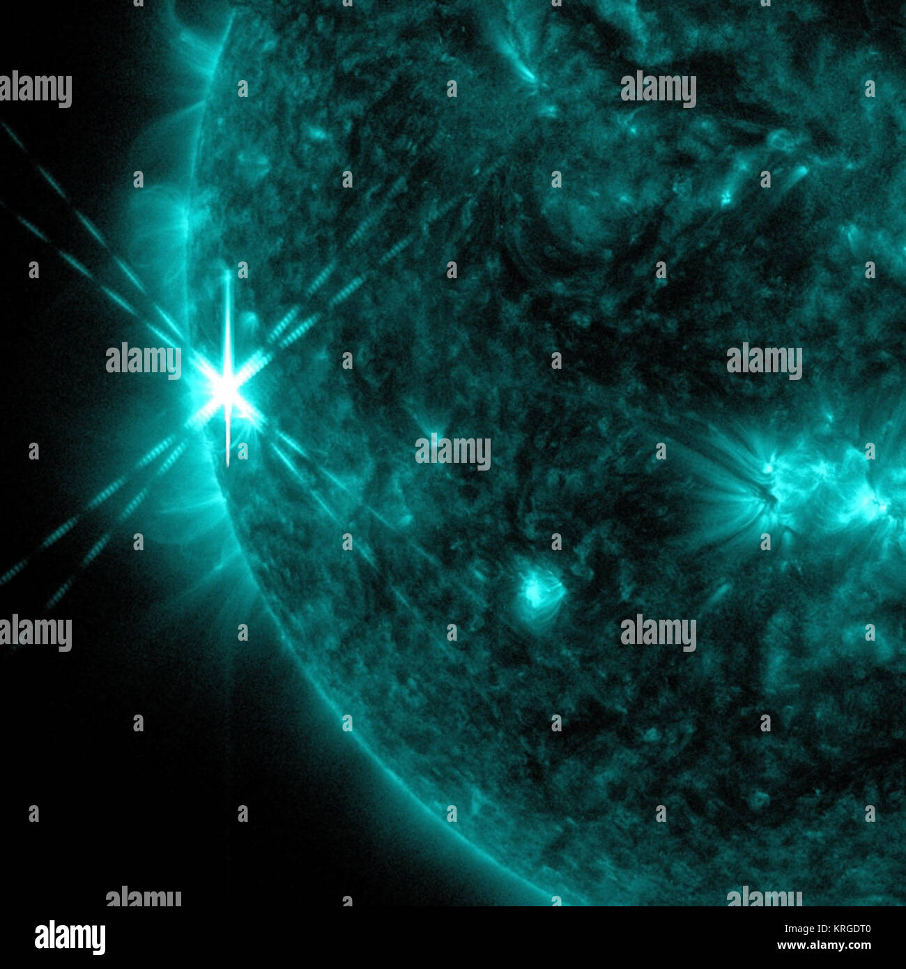 Light in the 131-angstrom wavelength Stock Photo - Alamy