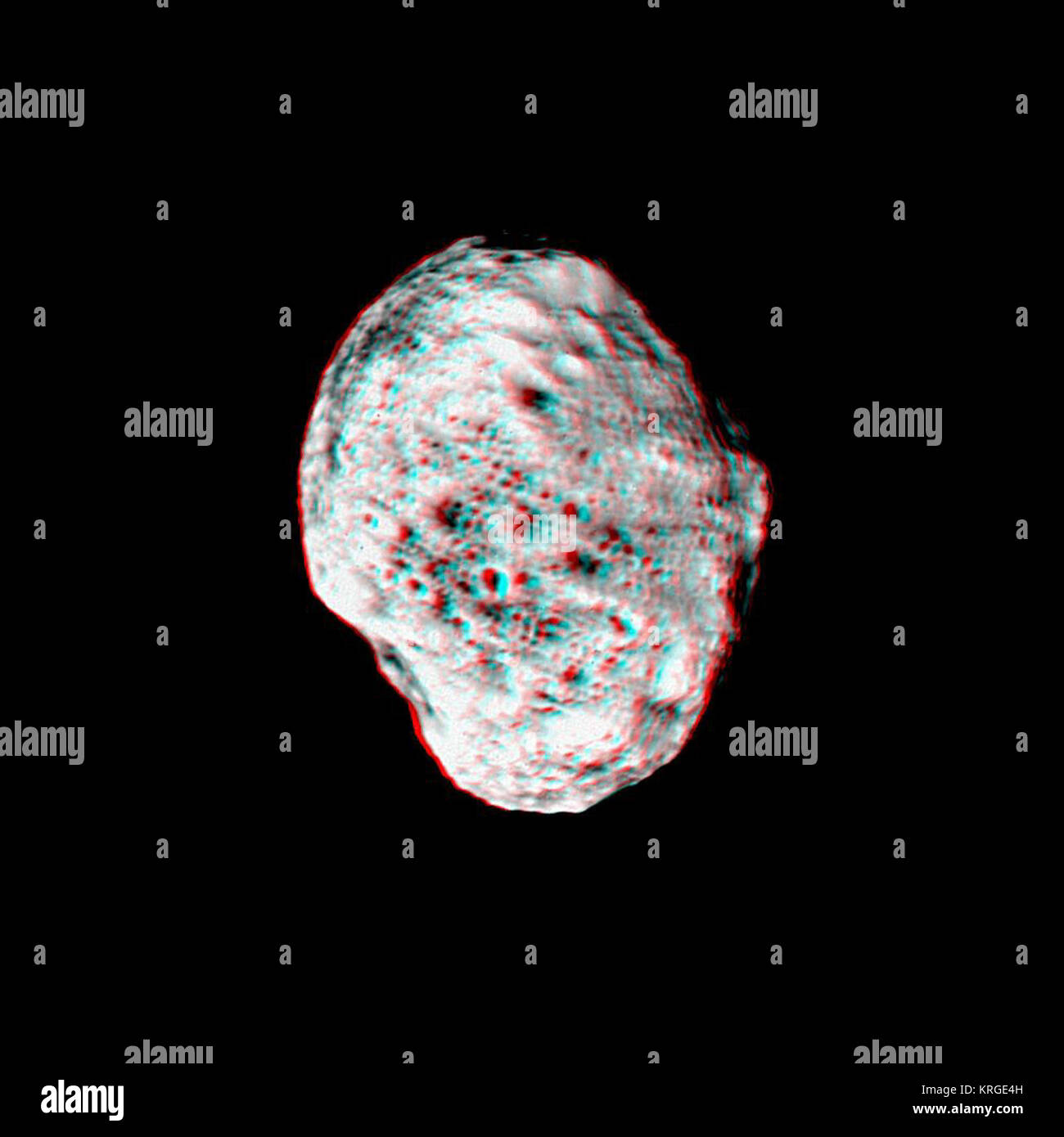 Hyperion 3D PIA06244 Stock Photo - Alamy