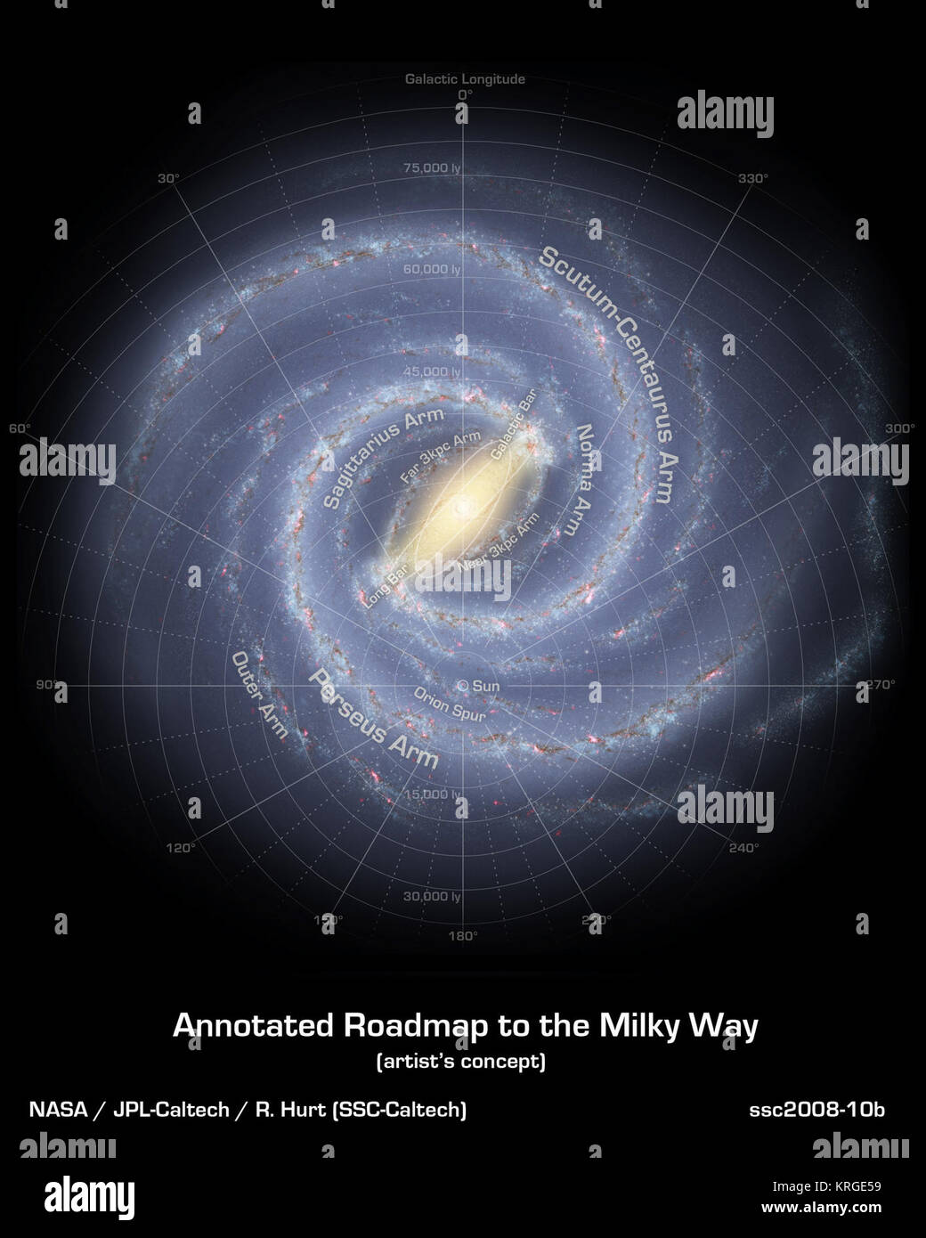 Our Milky Way Gets a Makeover (NASA Stock Photo - Alamy