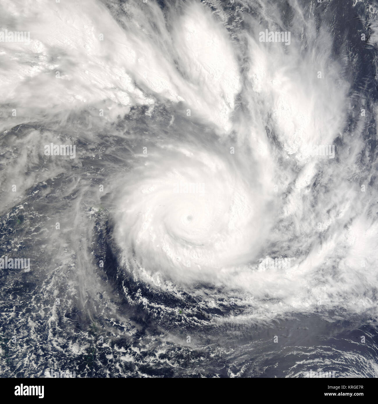 Cyclone Olaf 2005 Stock Photo - Alamy