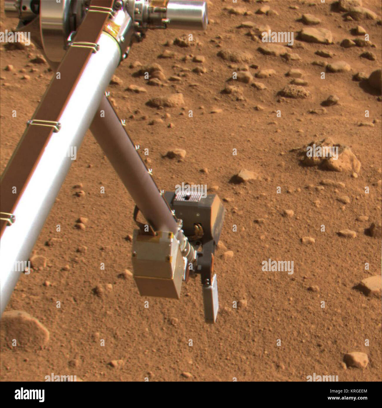 RASP tool seen in the heel of the Scoop while on the surface of Mars ...