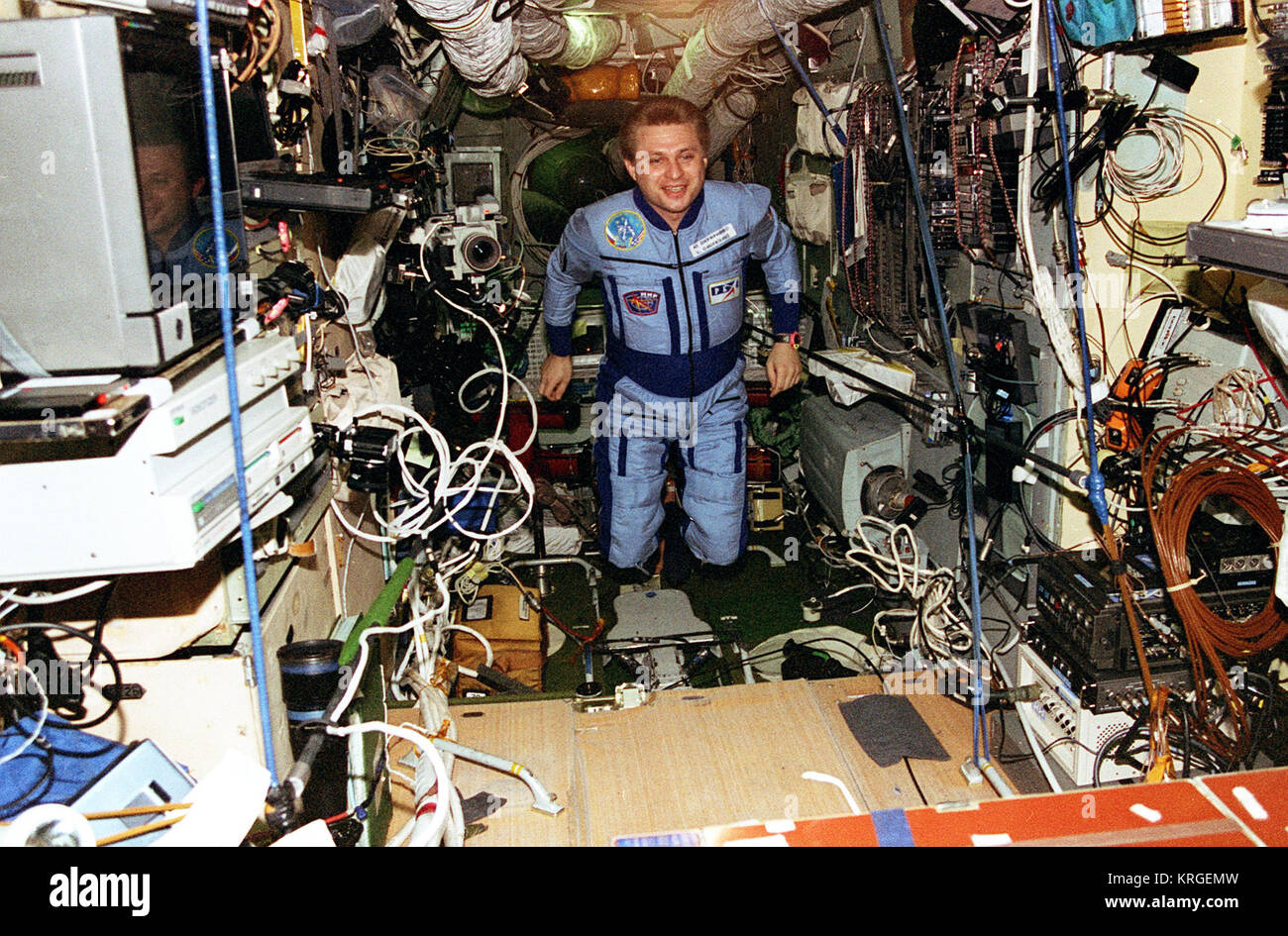 Interior of Mir Core Module Stock Photo - Alamy