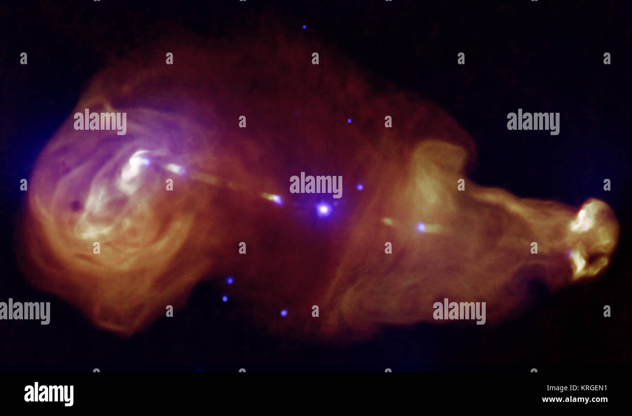 3C353 - Giant Plumes of Radiation Stock Photo - Alamy