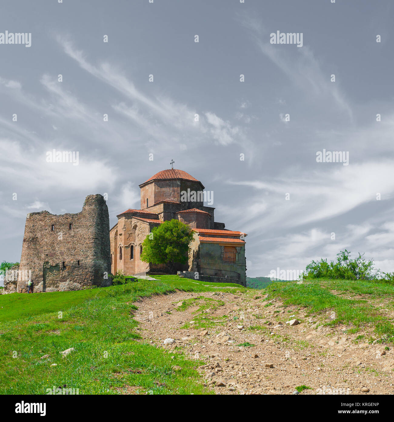 Jvari Monastery. Mtskheta, eastern Georgia Stock Photo - Alamy