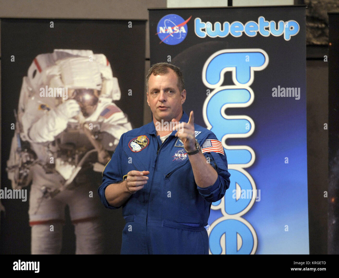 Tweetup at HQ Stock Photo - Alamy