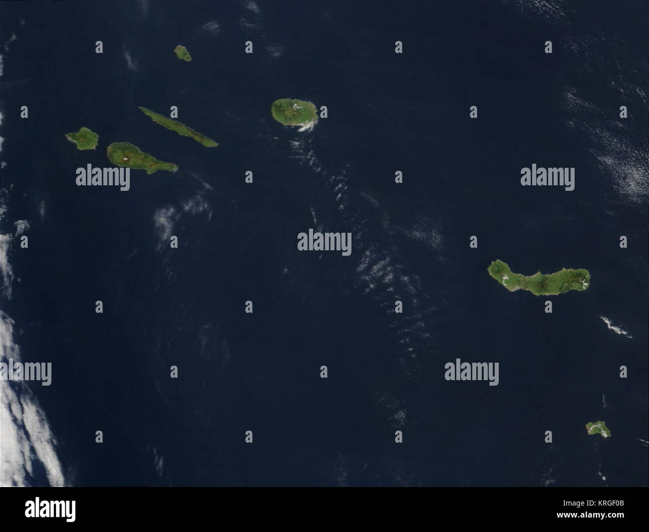 Azores satellite photo-NASA Stock Photo - Alamy
