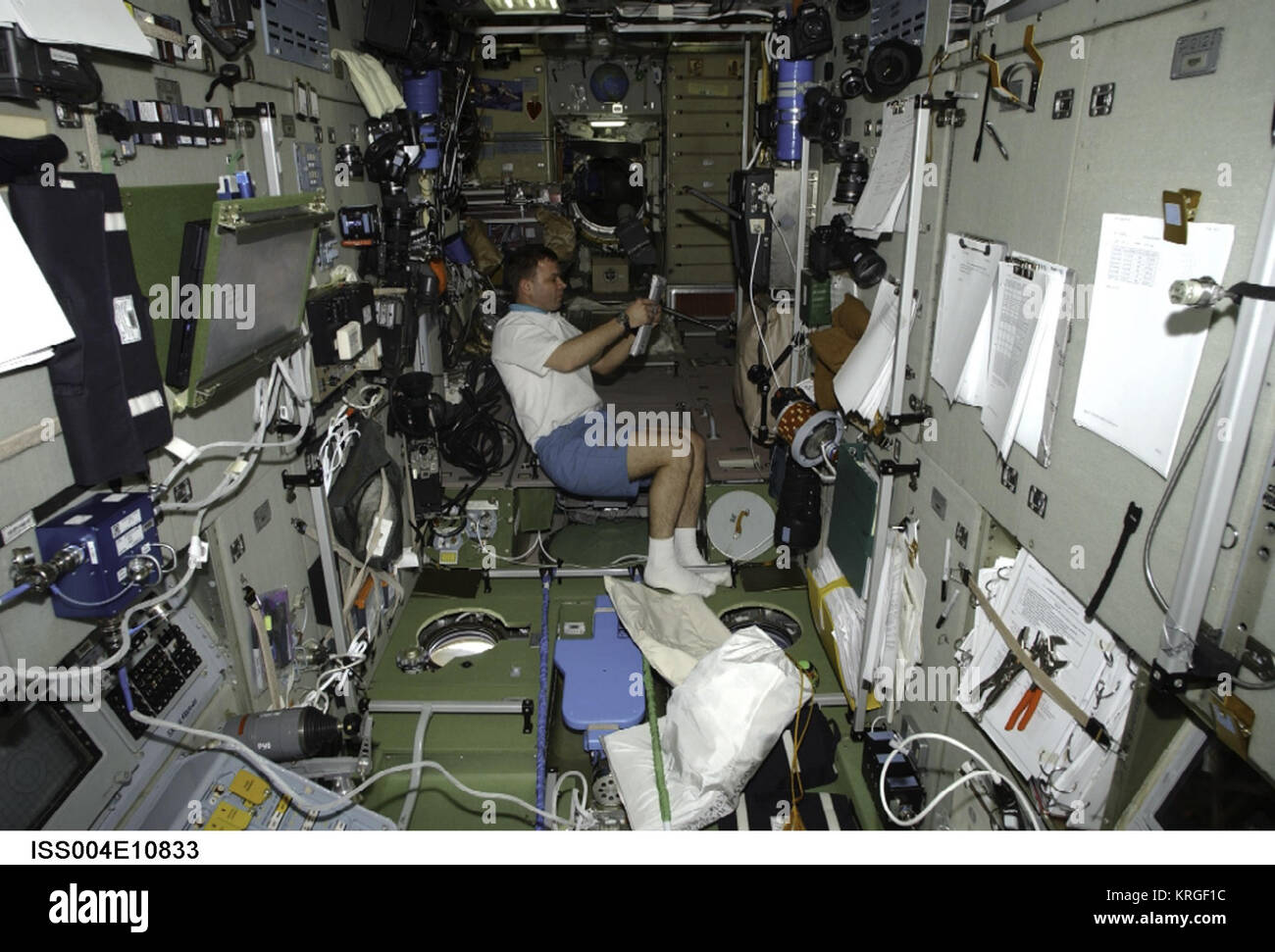 Gidzenko ISS Zvezda module Stock Photo - Alamy