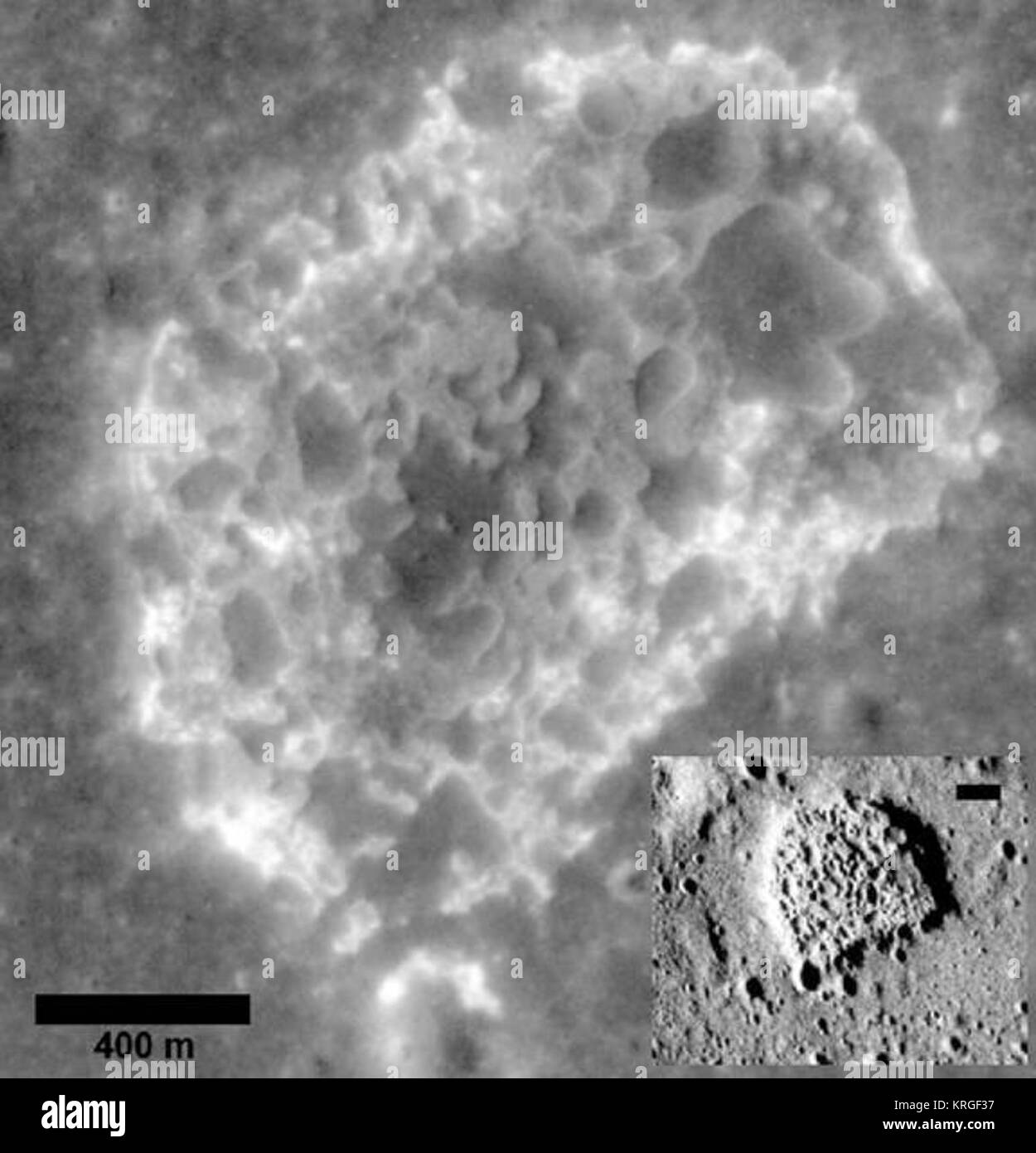 Lunar crater ina Stock Photo - Alamy