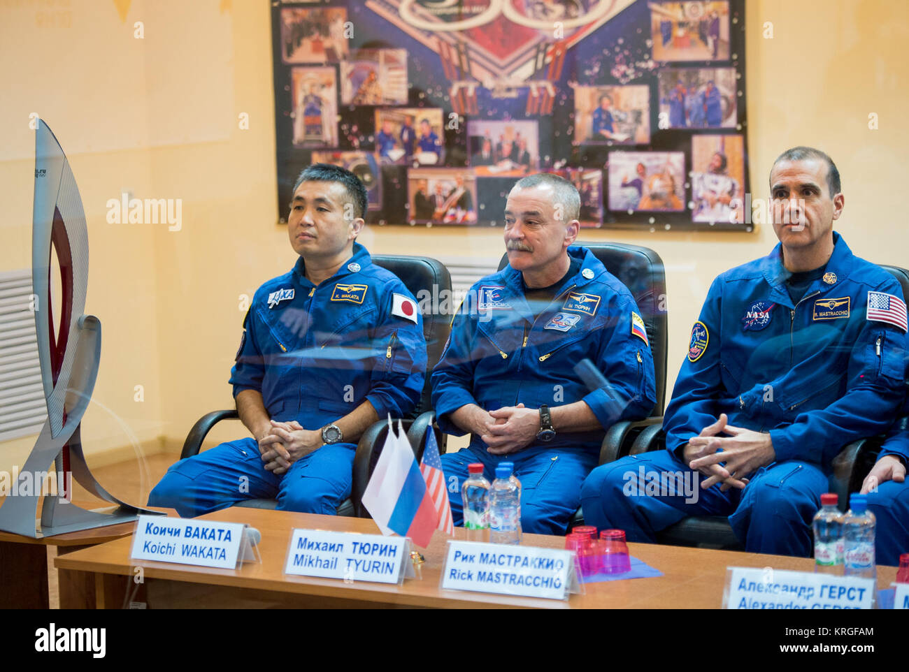 Expedition 38 Flight Engineer Koichi Wakata of the Japan Aerospace ...