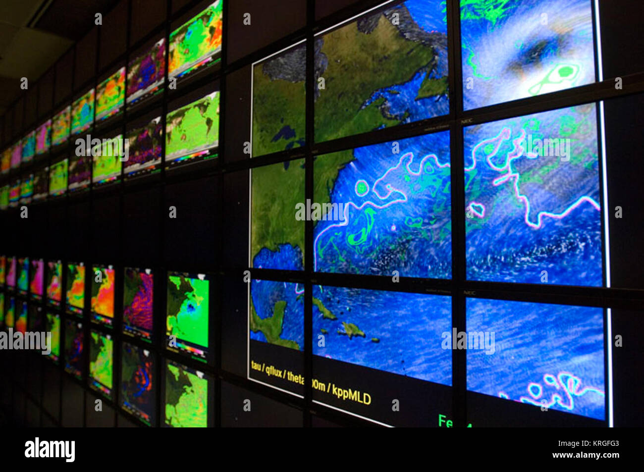 NASA Hyperwall 2 Stock Photo - Alamy