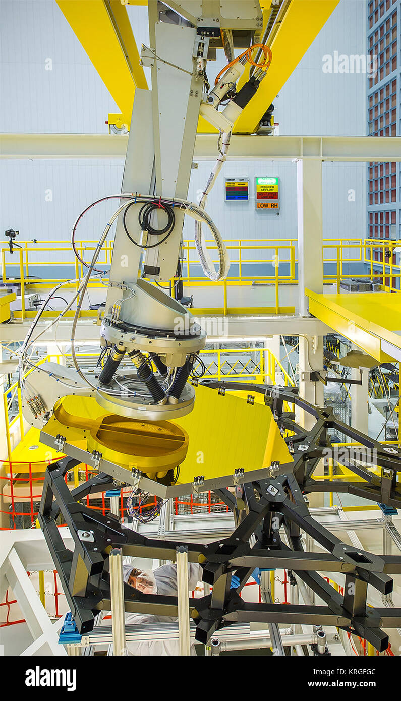 NASA Webb Telescope Mirrors Installed with Robotic Arm Precision ...