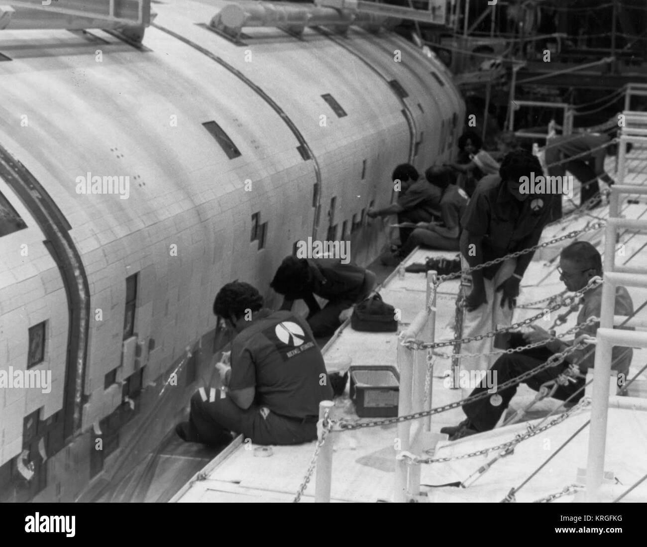 Space Shuttle White Tiles