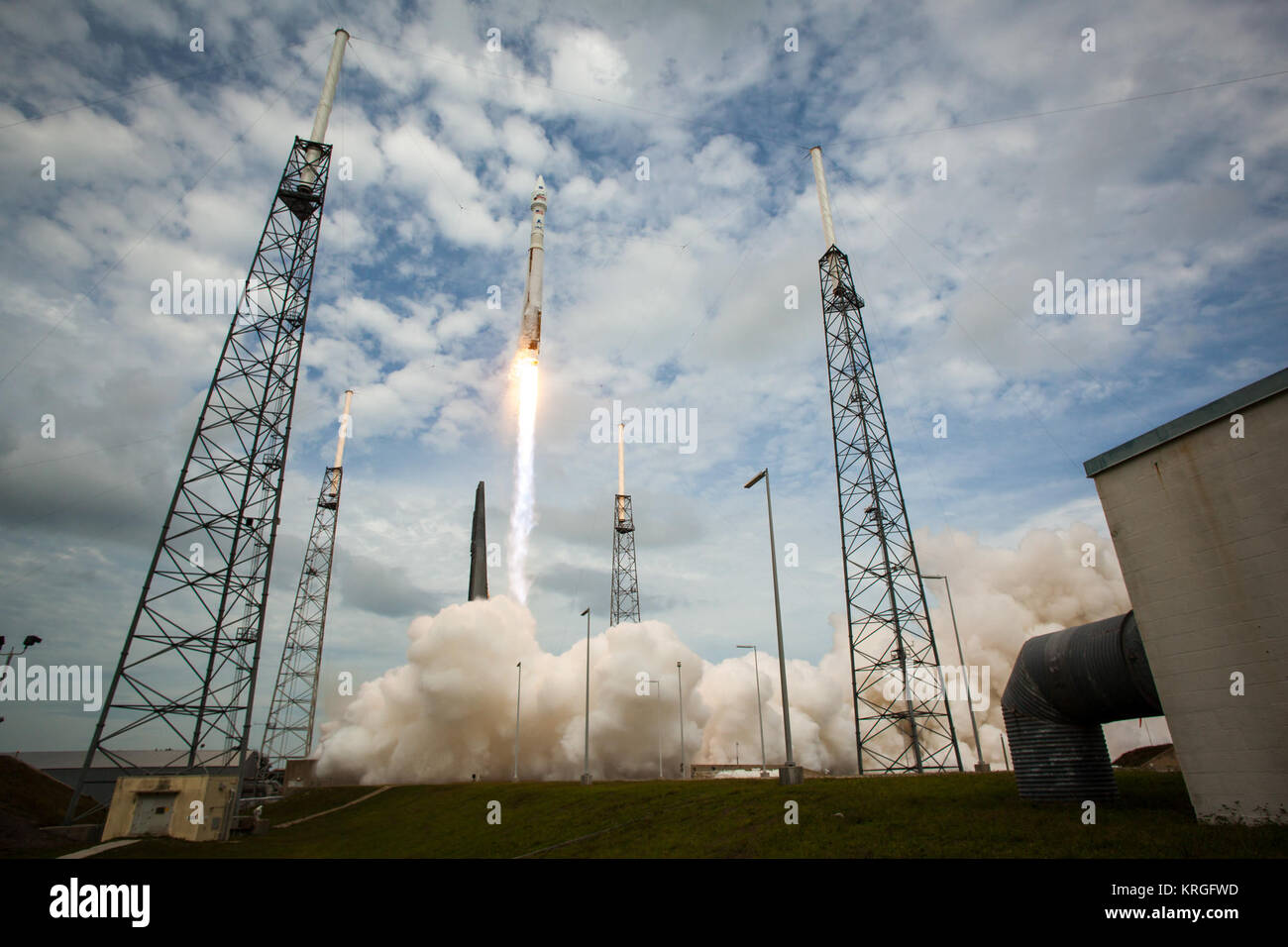 The United Launch Alliance Atlas V rocket with NASA’s Mars Atmosphere and Volatile EvolutioN ...