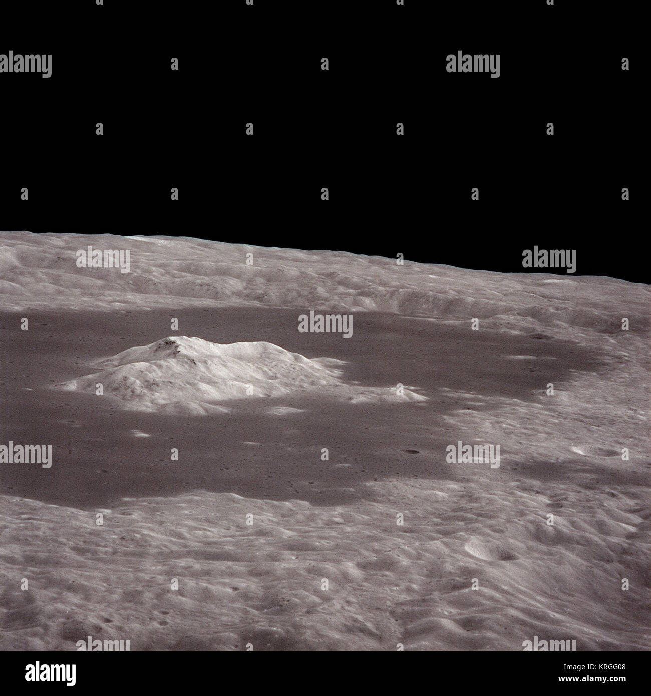 Tsiolkovskiy crater Apollo 15 Stock Photo - Alamy
