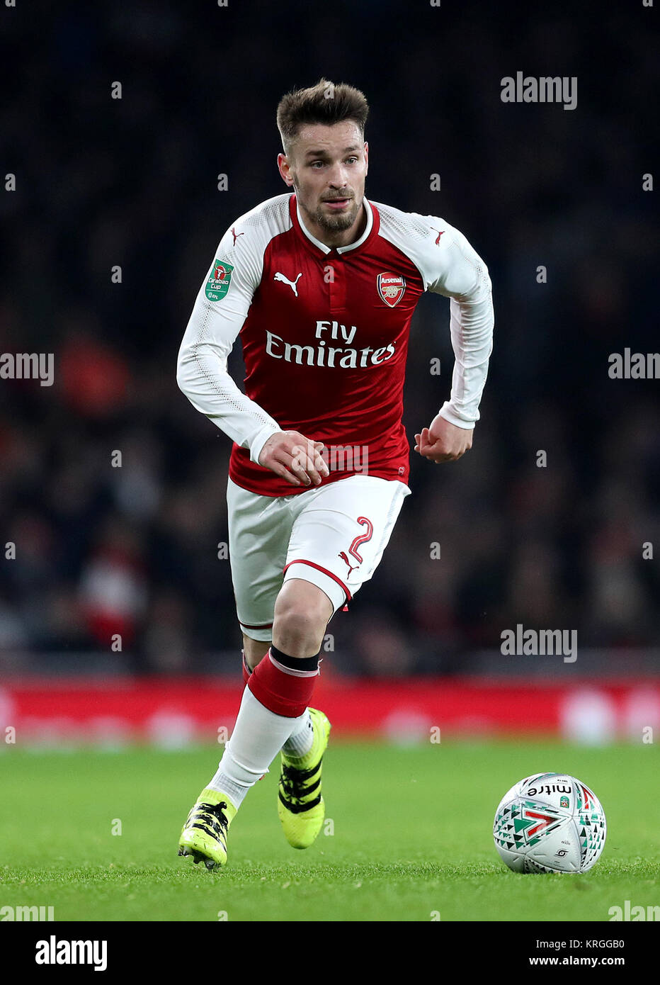 Arsenal's Mathieu Debuchy during the Carabao Cup Quarter Final at the ...
