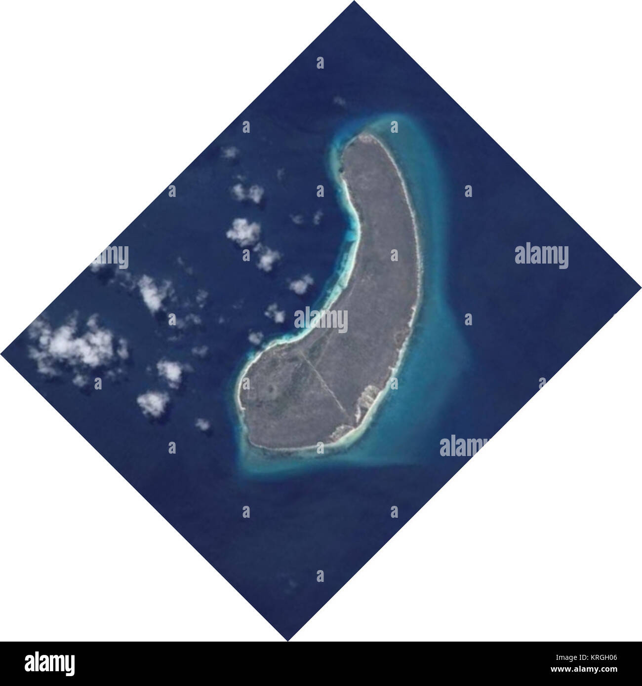 Assumption Island (rotated 45 degrees clockwise Stock Photo - Alamy
