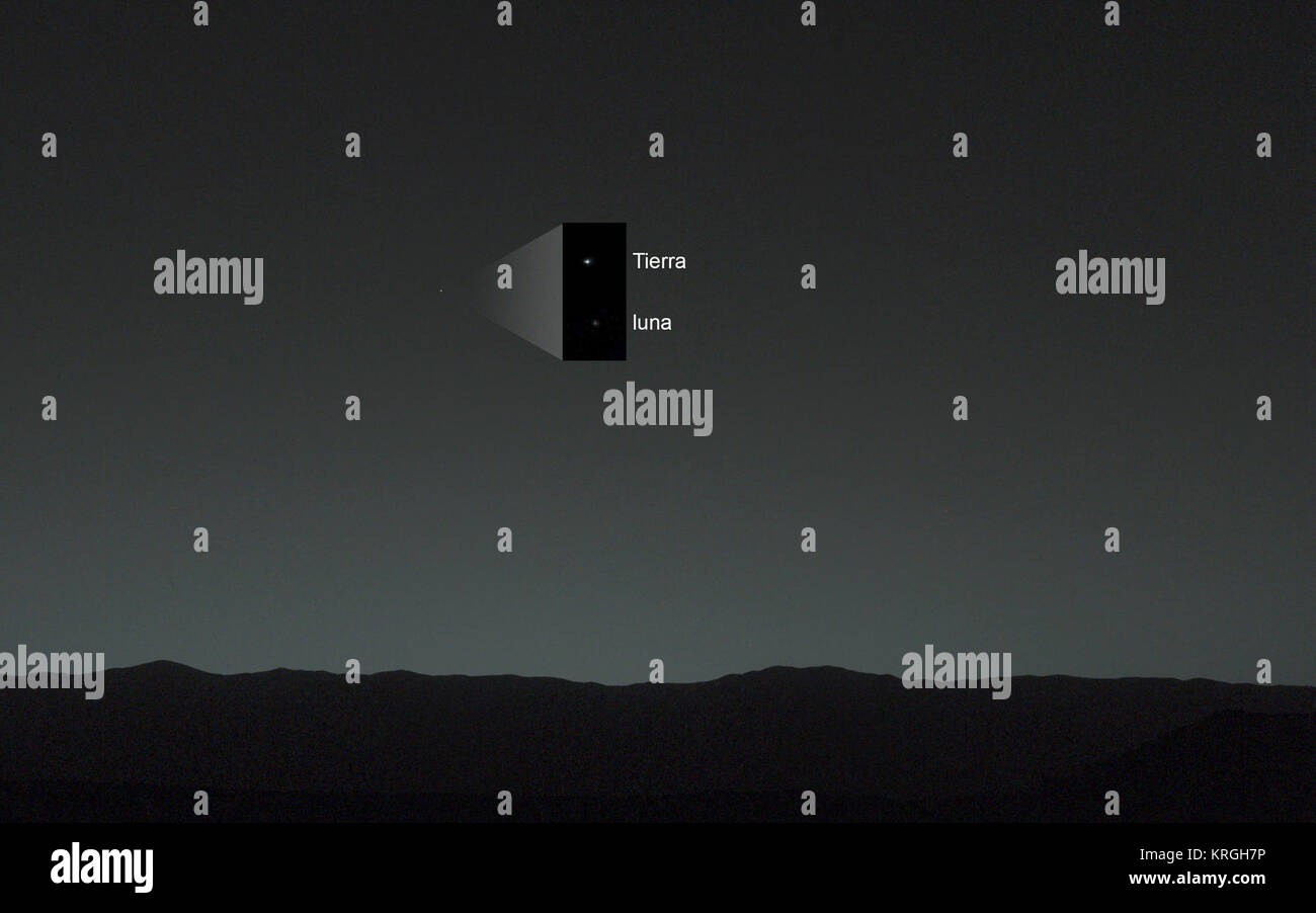 Earth Seen From Mars Rover