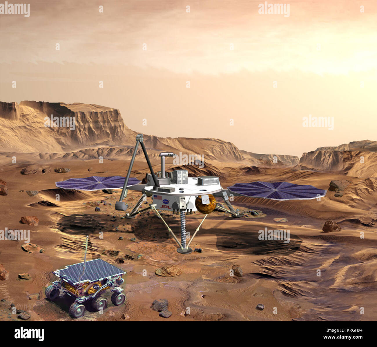 Ms 2001 lander Stock Photo - Alamy