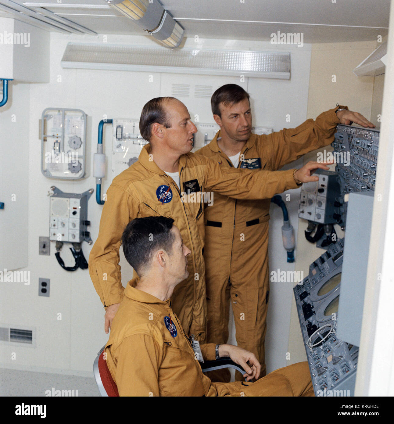 Skylab SL 2 crew Stock Photo - Alamy