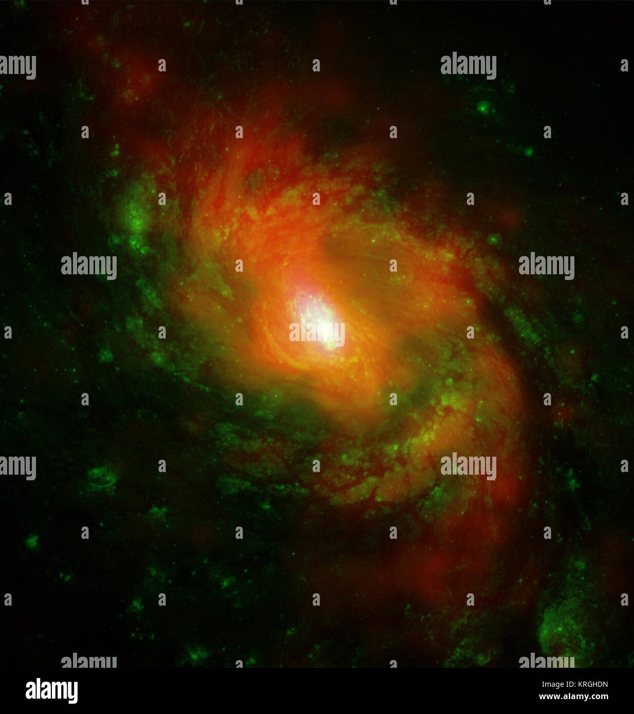 NGC 1068 composite from CXC and Hubble Stock Photo - Alamy