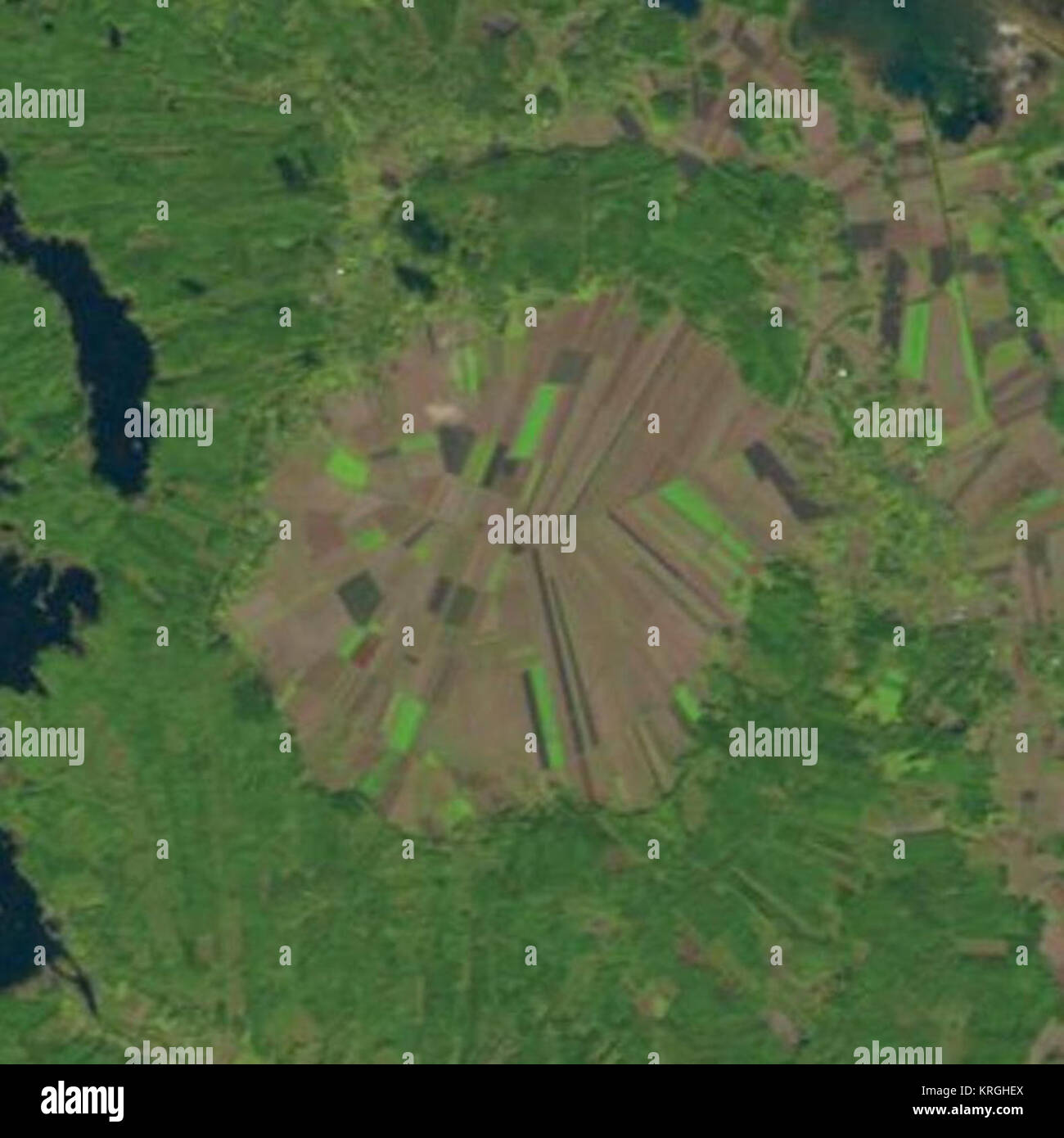 Soderfjarden - Landsat TM 192 Stock Photo - Alamy