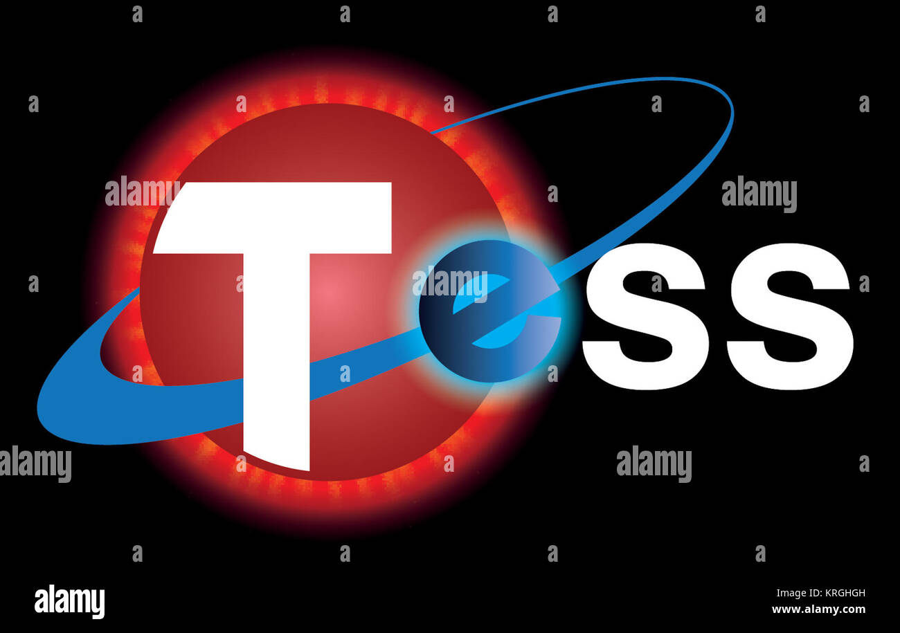 TESS logo (black bg Stock Photo - Alamy