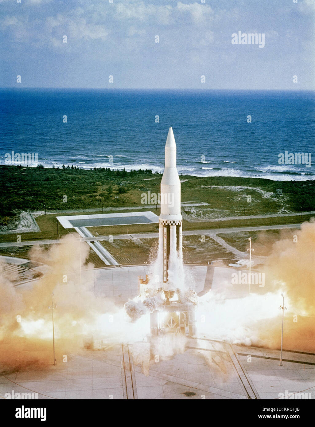 Saturn SA1 launch Stock Photo - Alamy