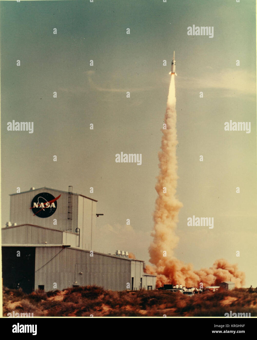 Little Joe II QTV launch Stock Photo - Alamy