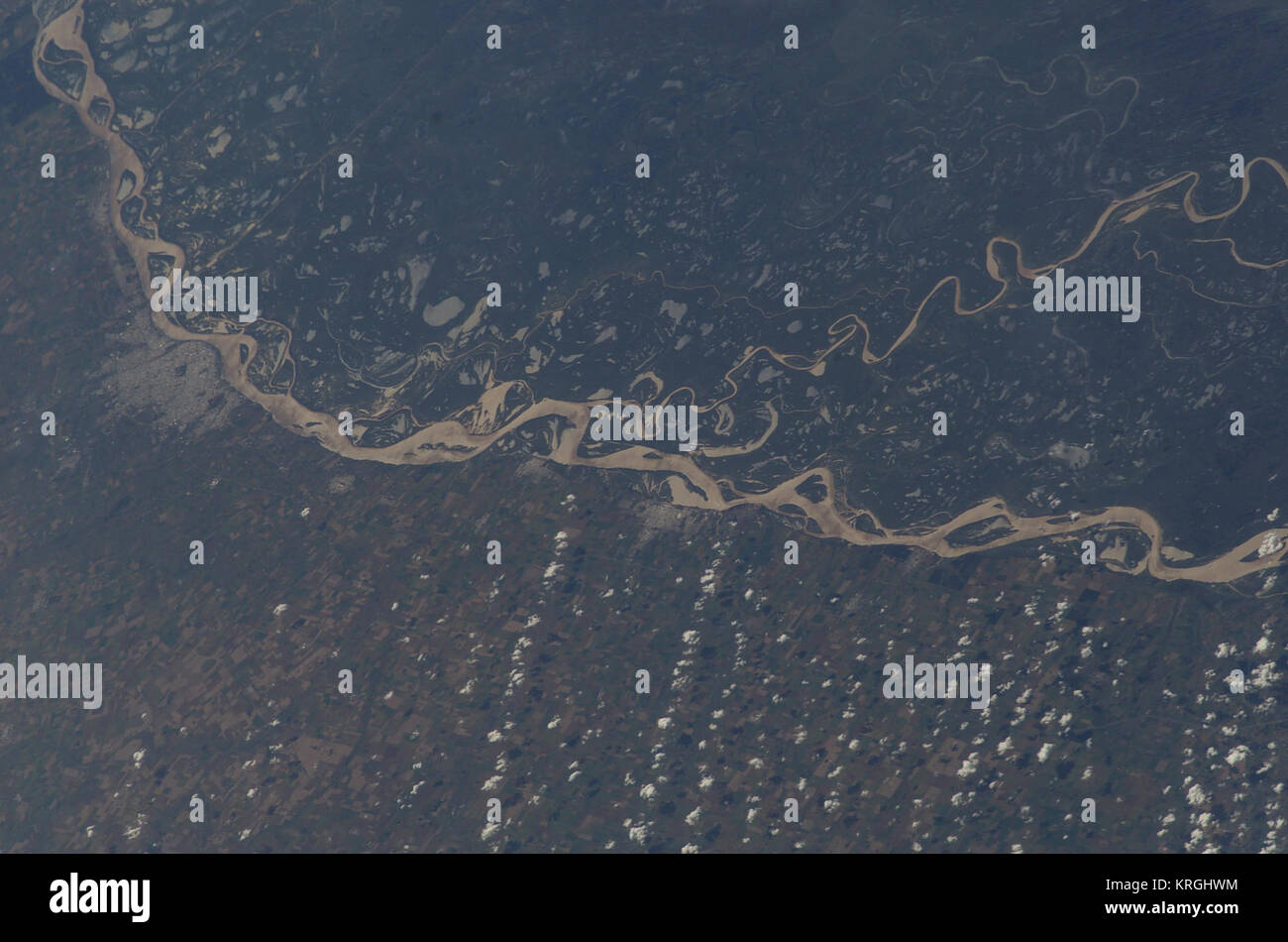 PARANA RIVER ISS006-E-40980 Paraná Delta Stock Photo - Alamy