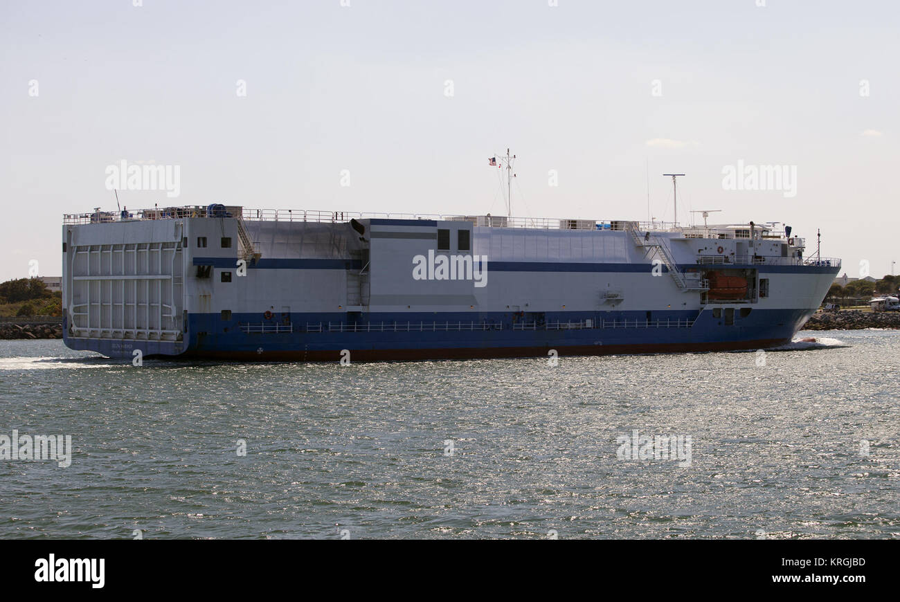 Delta Mariner enters Port Canaveral (KSC-2014-1527 Stock Photo - Alamy