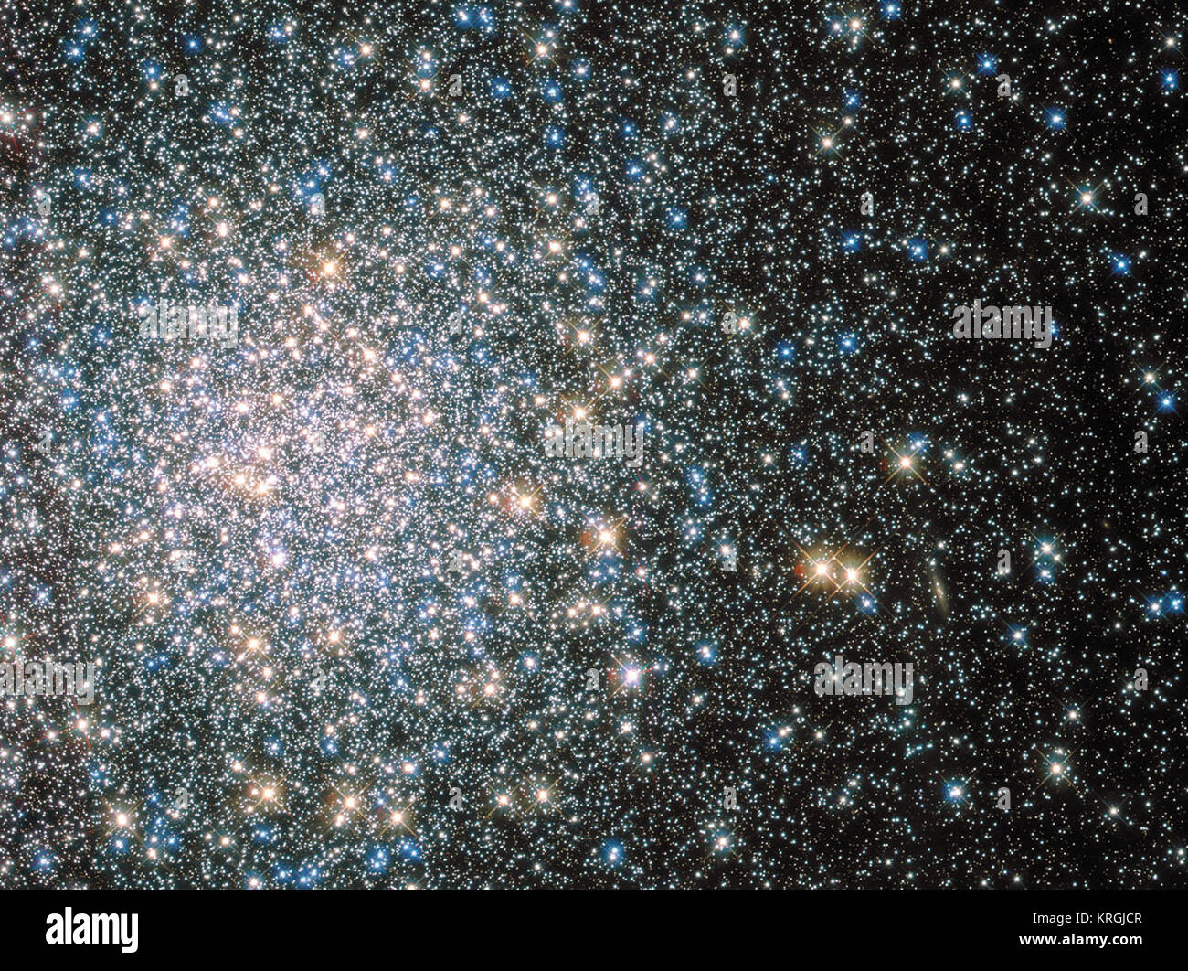 This sparkling jumble is Messier 5 — a globular cluster consisting of hundreds of thousands of ...