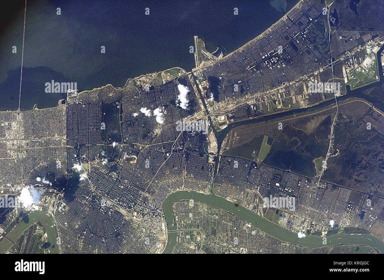Hurricane Katrina flooding Stock Photo - Alamy