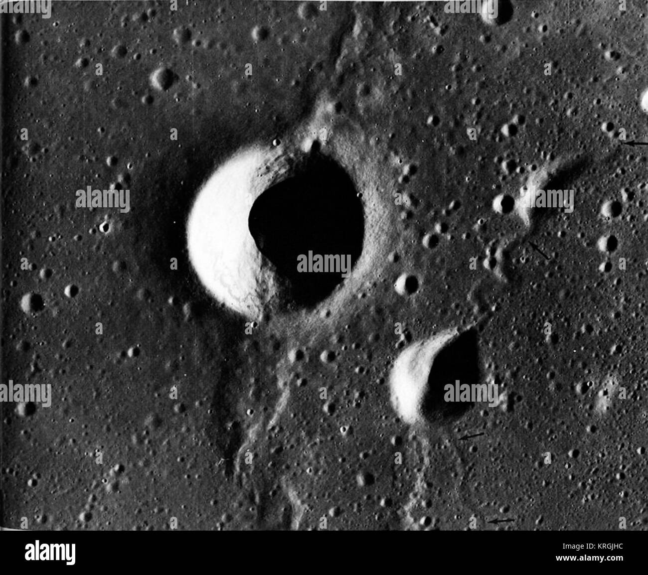 Aratus D crater hrp215 Stock Photo - Alamy