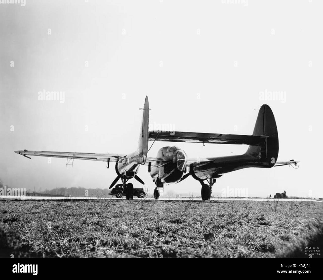 Northrup P-61 NACA Test Aircraft 2 Stock Photo - Alamy
