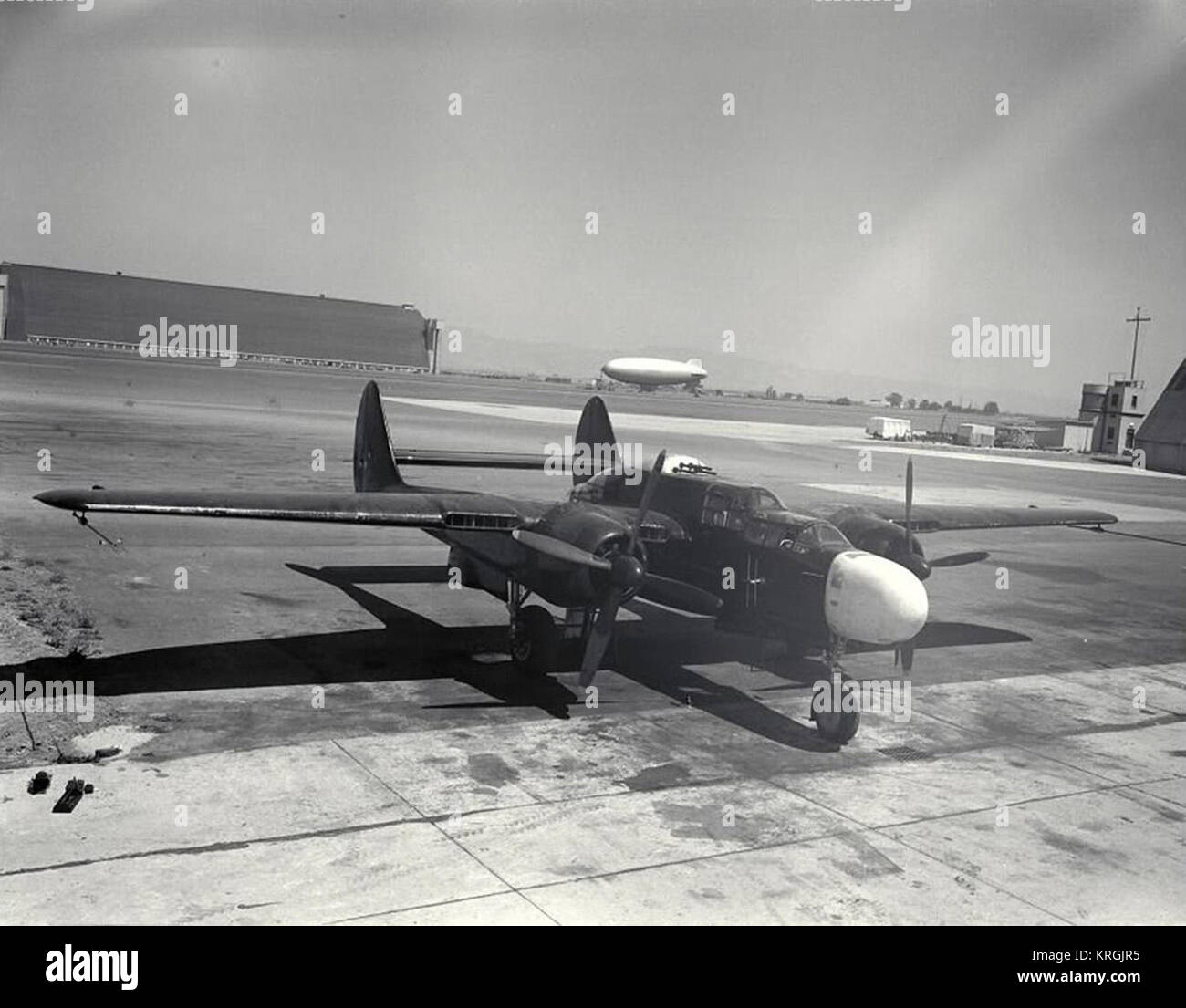 Northrup P-61 NACA Test Aircraft 3 Stock Photo - Alamy