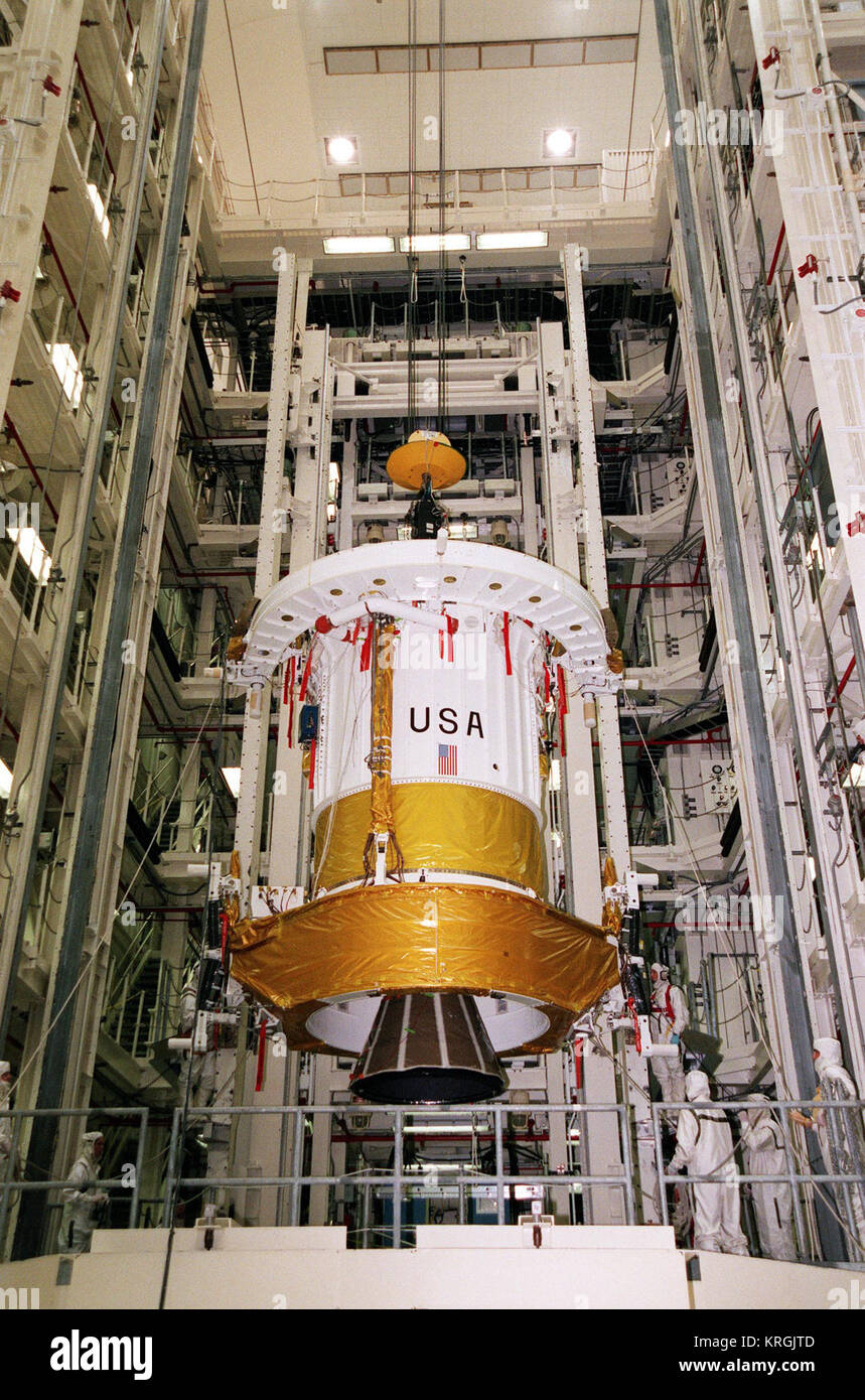 IUS in preparation for Chandra launch Stock Photo - Alamy