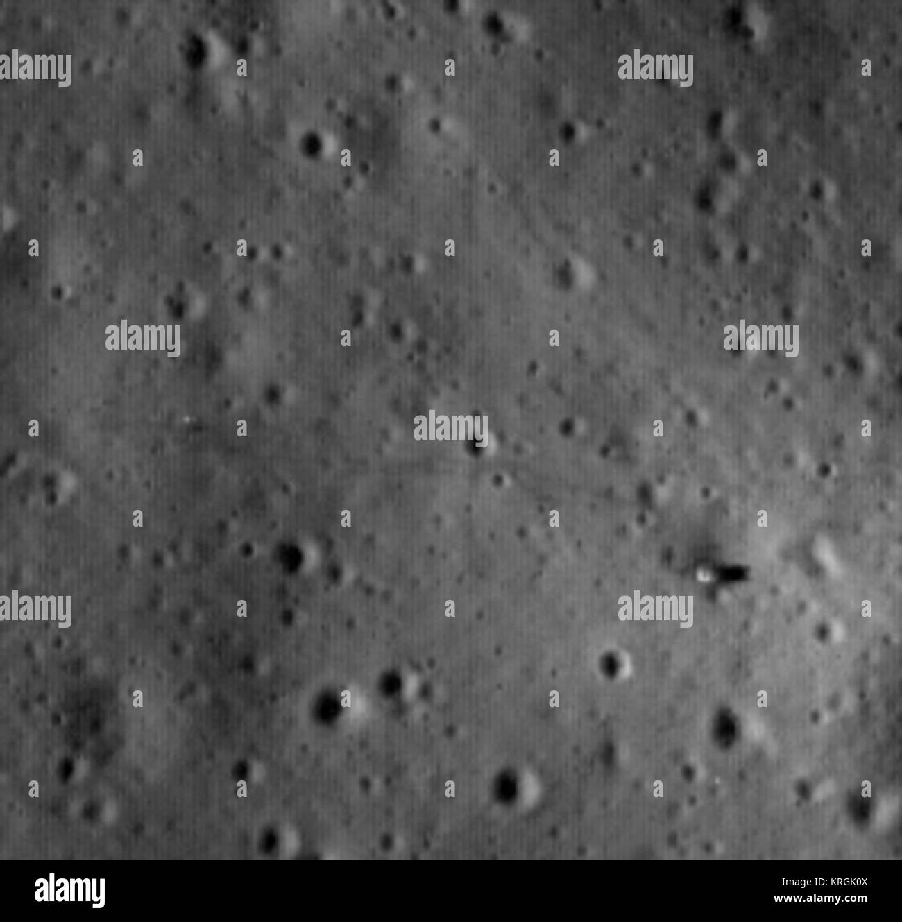 LRO apollo14 landing sight 1st pic Stock Photo - Alamy